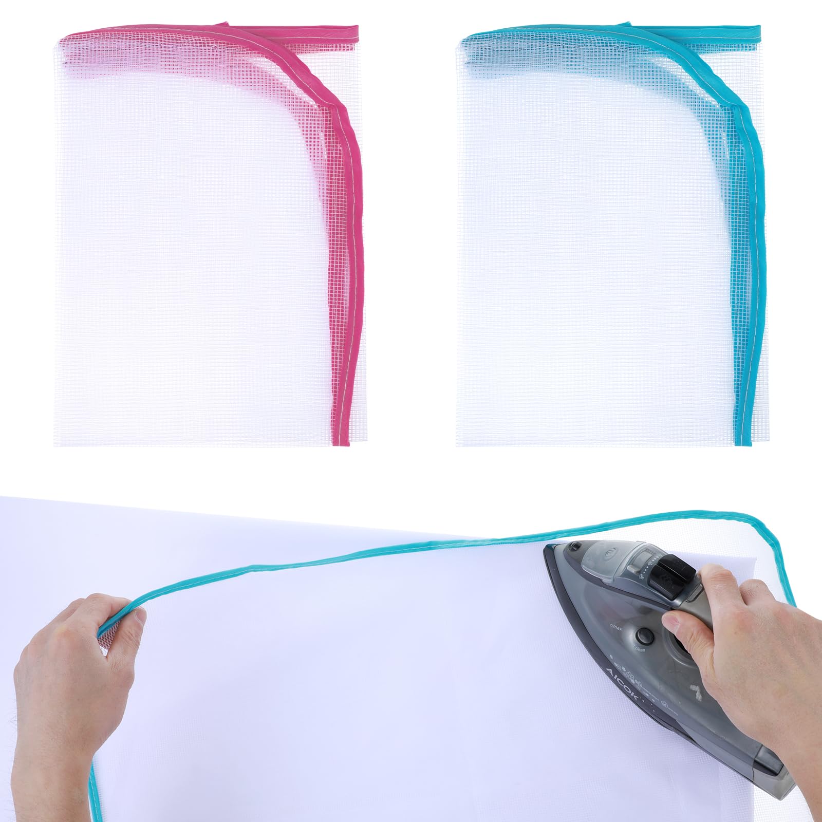 Amazon.com: Ouligay 2 Pack Ironing Cloth to Protect Clothes, Pressing ...