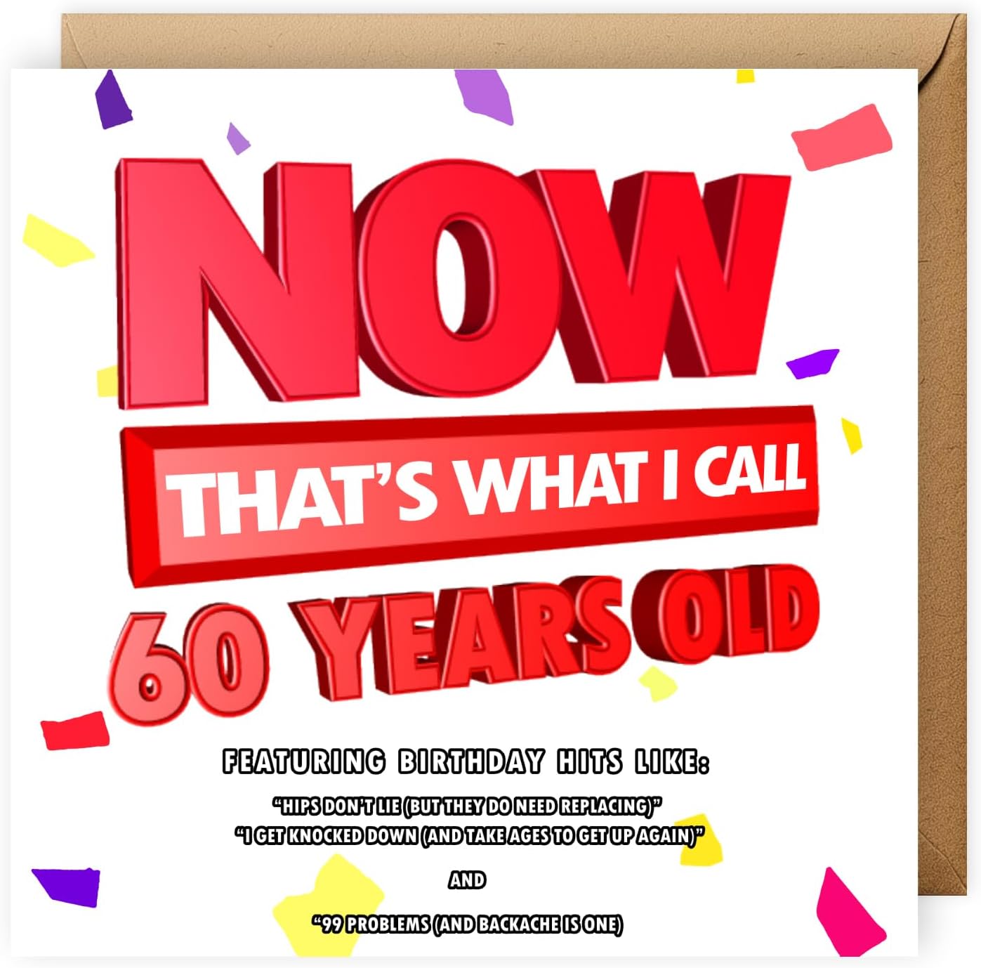 60th Funny Birthday Card, 60th Birthday Card, For Him, For Her, 60 ...
