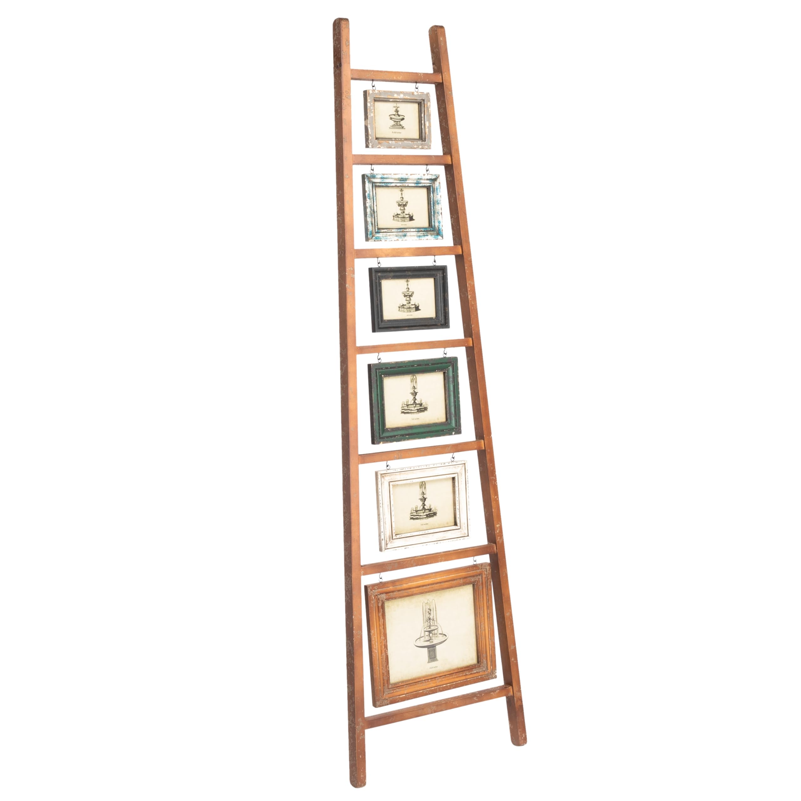 Amazon.com - Decorative Wood Ladder with 6 Hanging Photo Frames