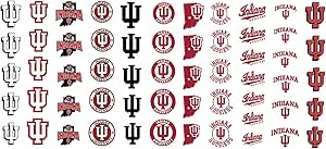 Amazon.com: Sports Team for Indiana College Waterslide Nail Art Decals ...