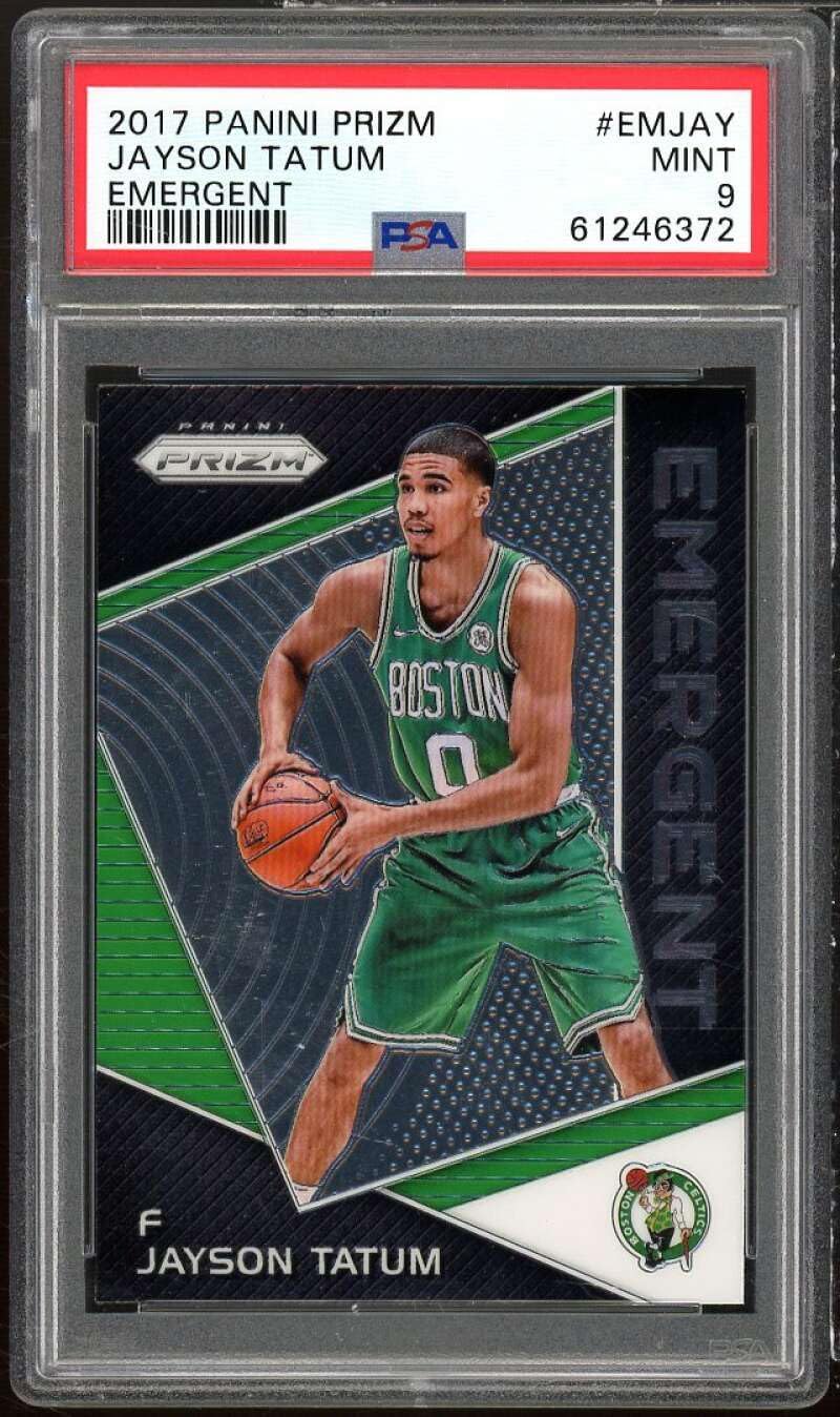 Amazon.com: Jayson Tatum Rookie Card 2017-18 Panini Prizm Emergent # ...