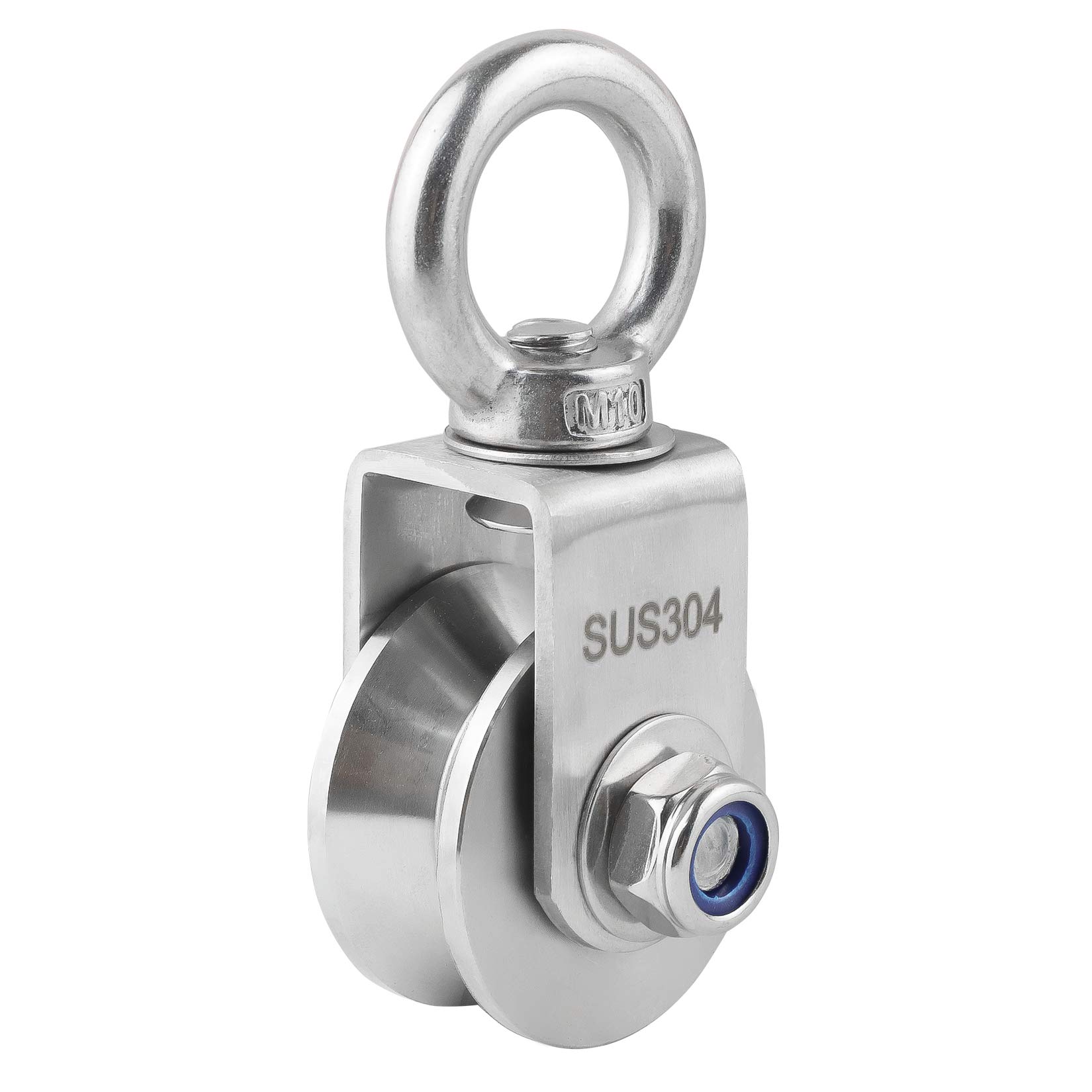 Snapklik.com : V Type Cable Pulley Wheel, Swivel Single Pulley Block ...