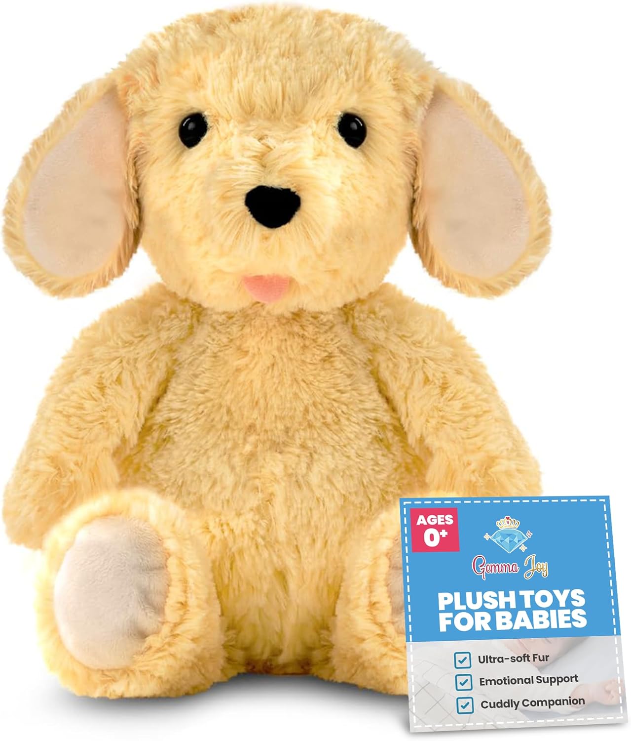 Amazon.com: Gemma Joy Plush Puppy Stuffed Animals for Babies - Puppy ...