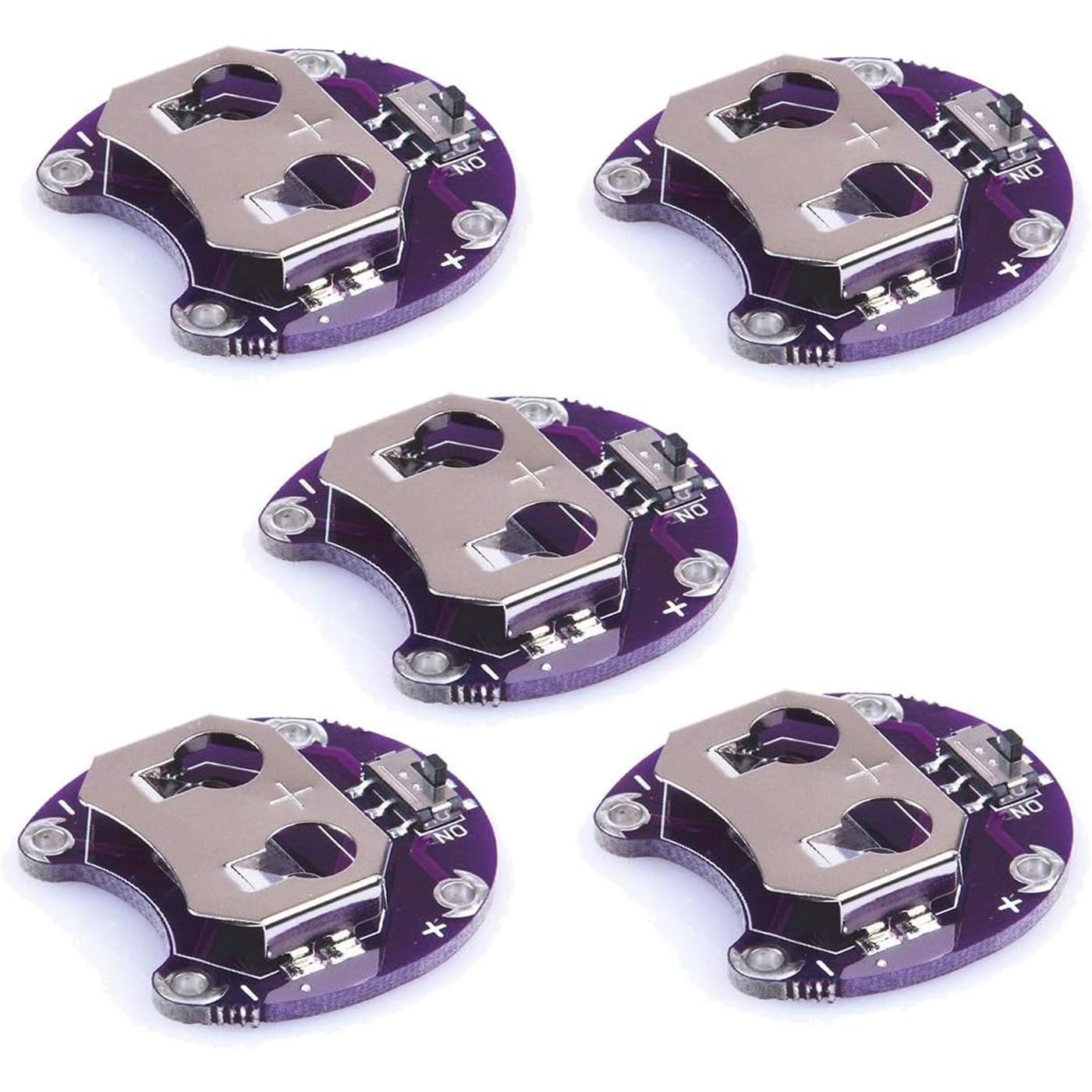 Lilypad Coin Cell Battery Holder CR2032 Battery Holder Case Module 5pcs ...