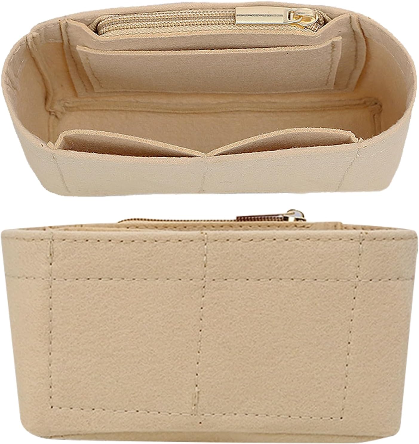 EDLMKM Multi-Pocket Felt Handbag Organizer for Insertt, BBag Insert ...