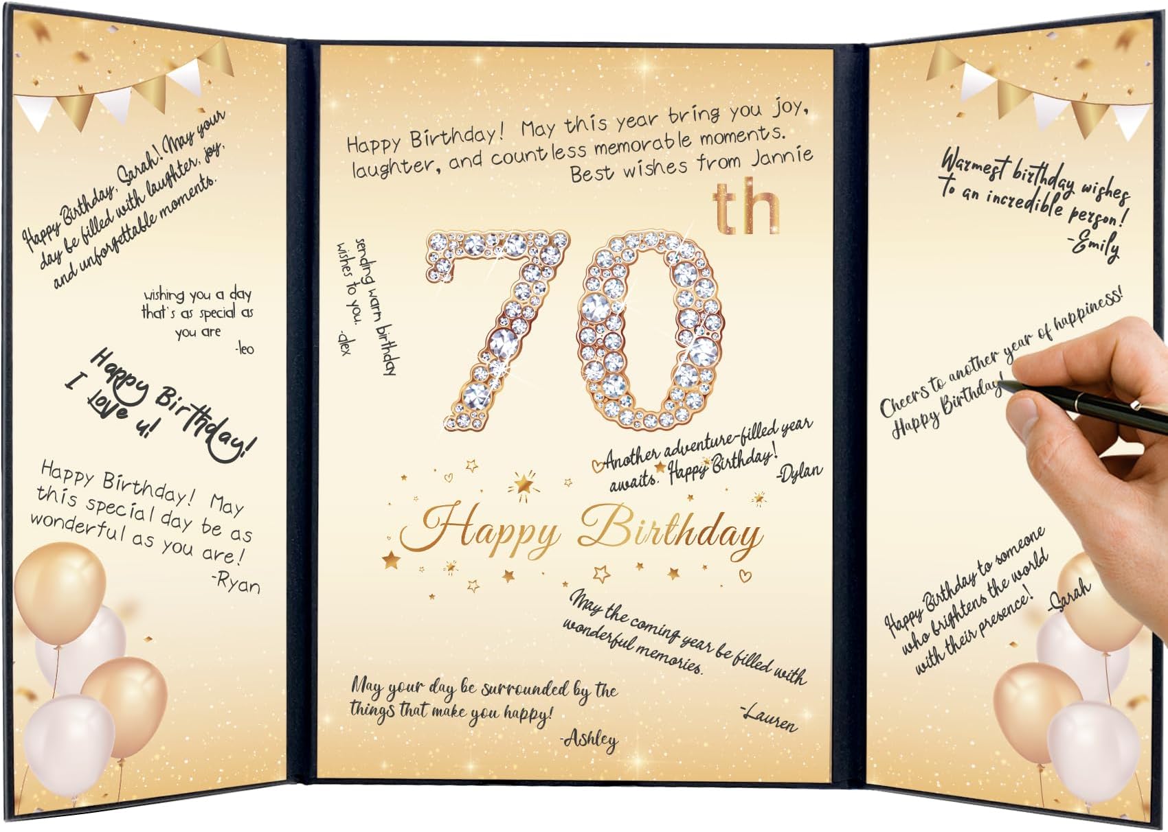 Amazon.com: FORBFAN 70th Birthday Decorations for Men Women, Happy 70 ...