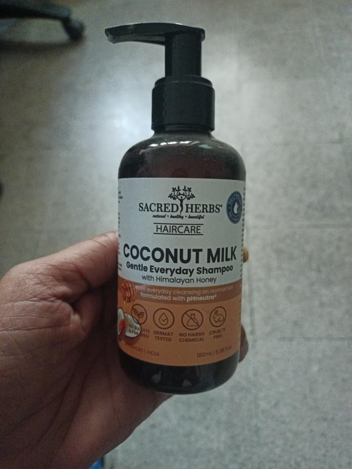 Buy Sacred Herbs Coconut Milk Gentle Everyday Shampoo With Himalayan ...