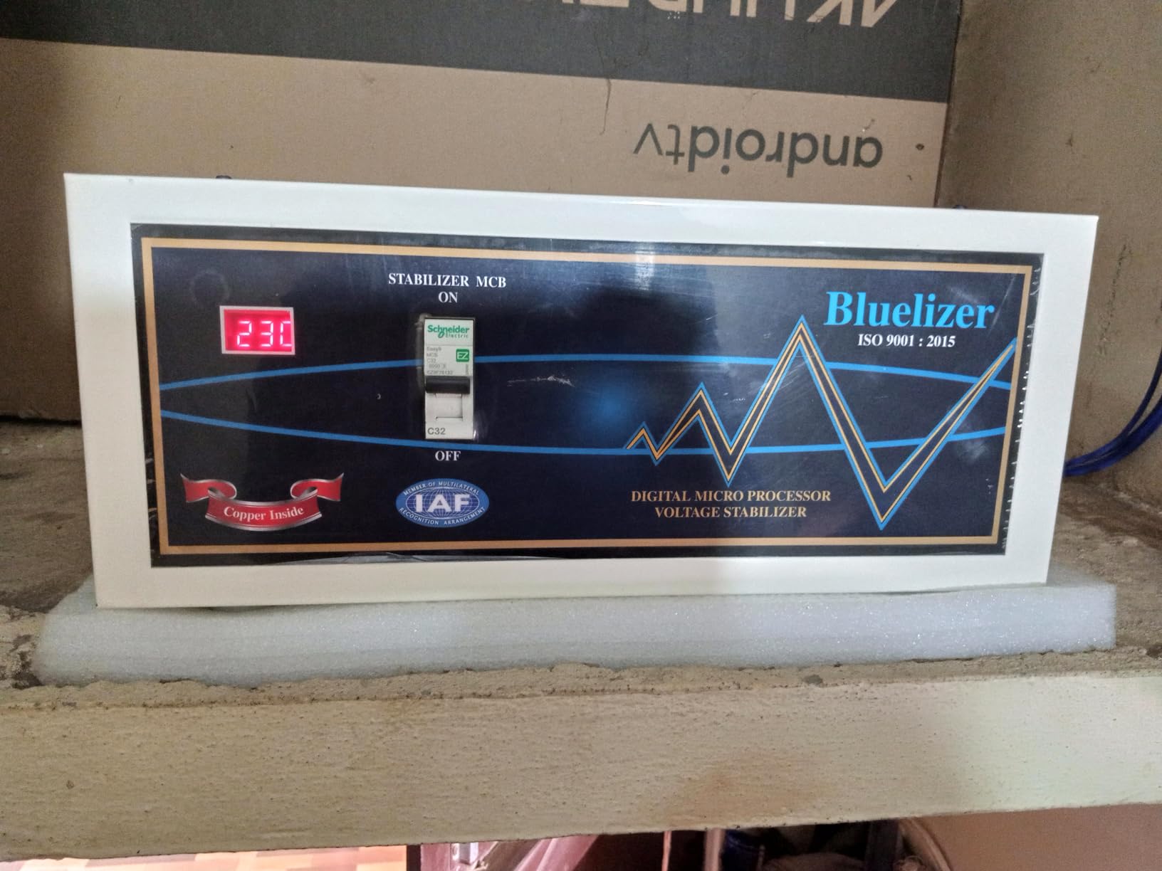 BLUELIZER 6 KVA Mainline Stabilizer Working Range (60 V - 300 V) with ...