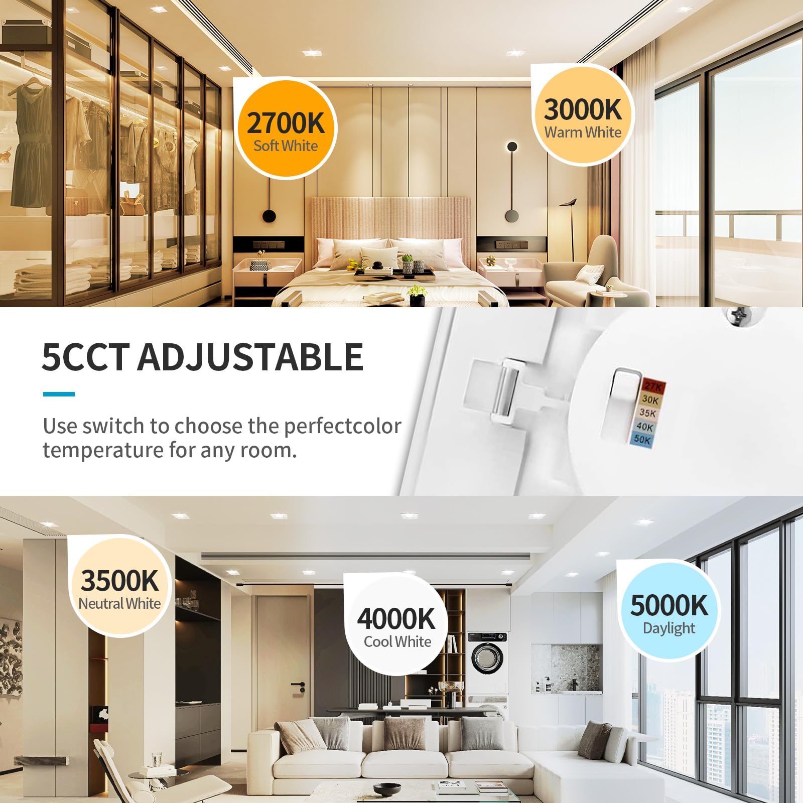 Square Led Downlight Retrofit
