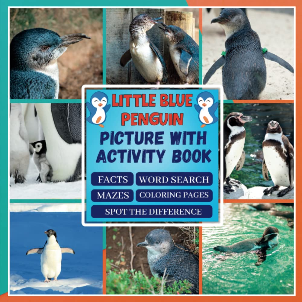 Little Blue Penguin Picture with Activity Book: Facts about Little Blue ...