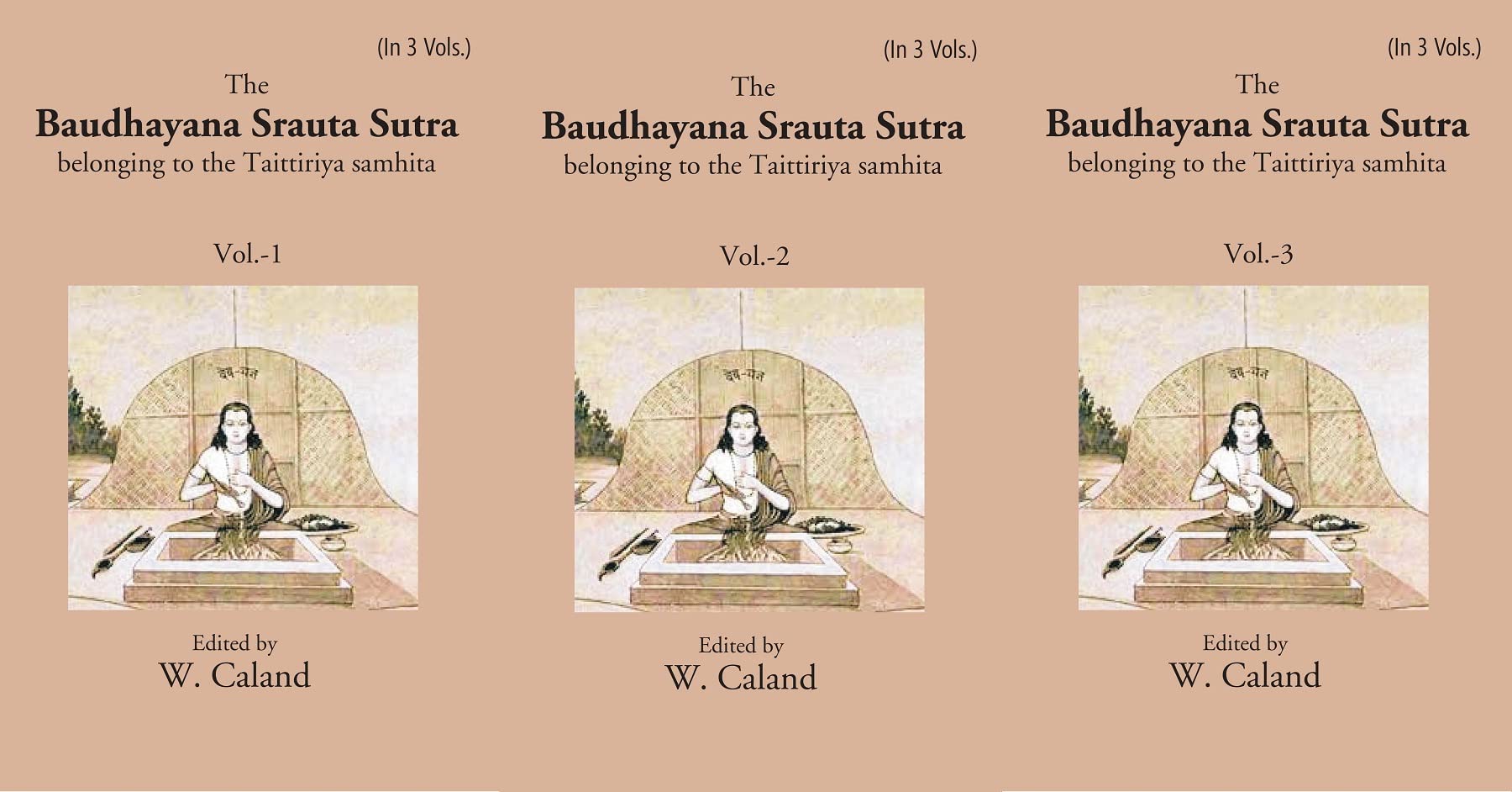 The Baudhayana Srauta Sutra Volume 3 Vols. Set : Edited by W. Caland ...