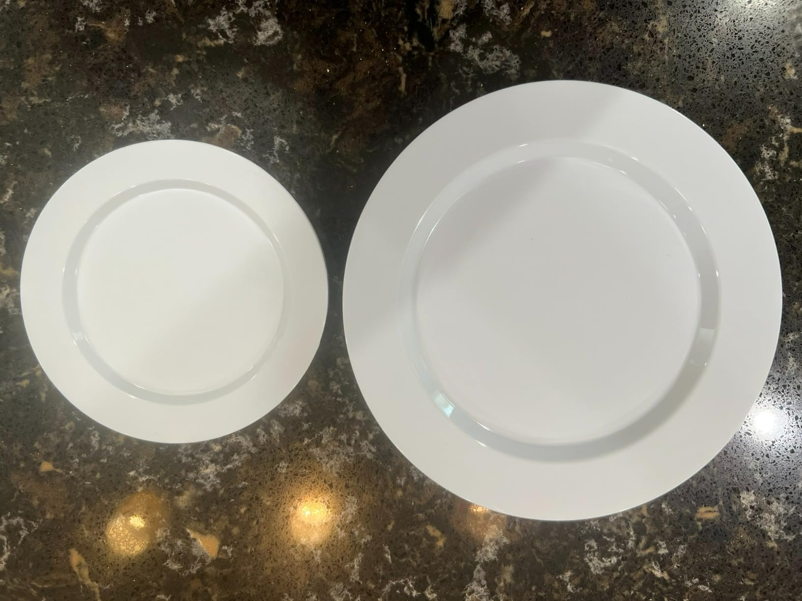 Amazon.com: BESTSTAR 200PCS Pink Plastic Plates Set, 100 10.25 inch ...