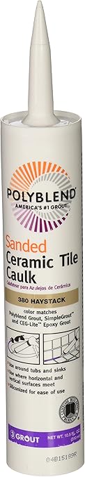 Custom BLDG Products PC38010S-6 10.5-Ounce Haystack Tile Caulk ...