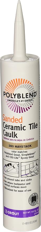 Custom BLDG Products PC38010S-6 10.5-Ounce Haystack Tile Caulk ...