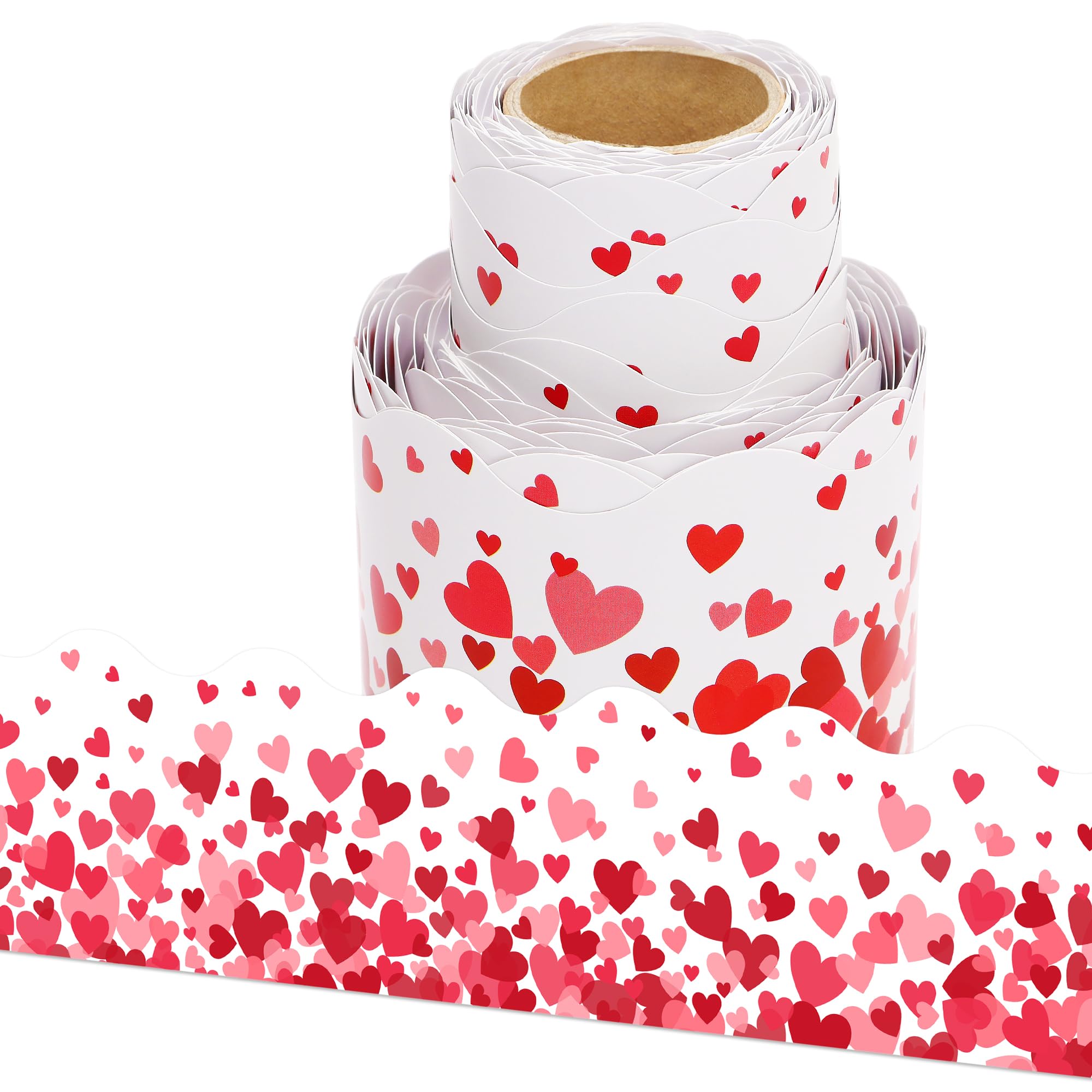 Amazon.com: Wonmon 36 Ft Valentine’s Day Bulletin Board Border Roll ...