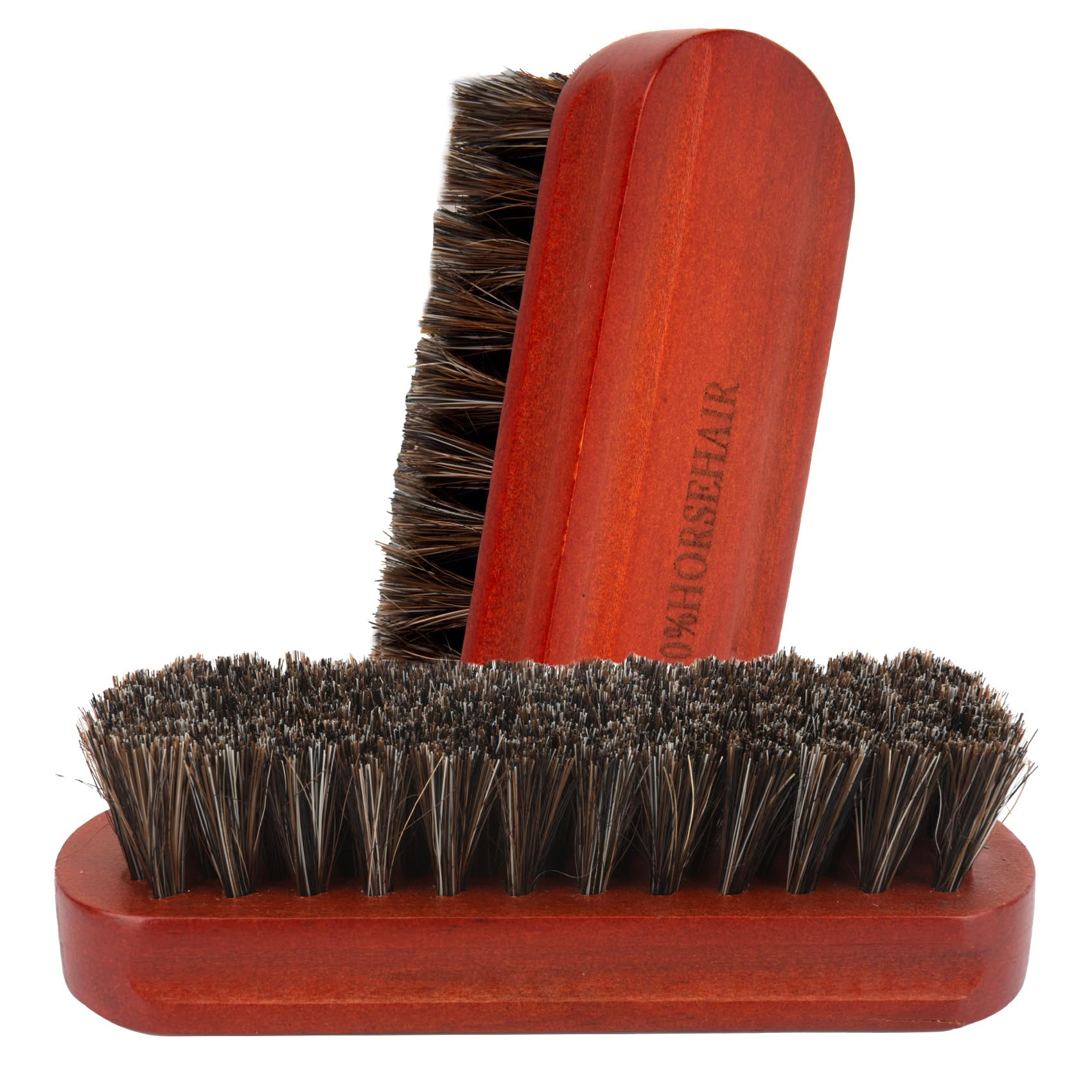 Amazon.com: Shoe Brush, 2 Pcs Horsehair Shoe Brush Shoe Cleaning Brush ...