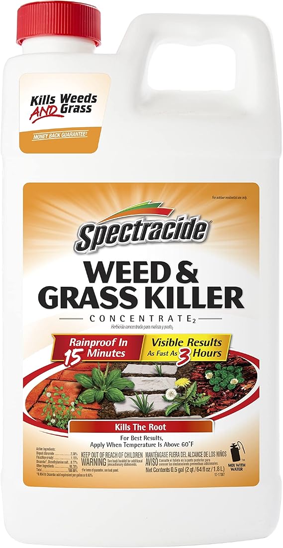 Amazon.com : Spectracide Weed & Grass Killer Concentrate, Use On ...