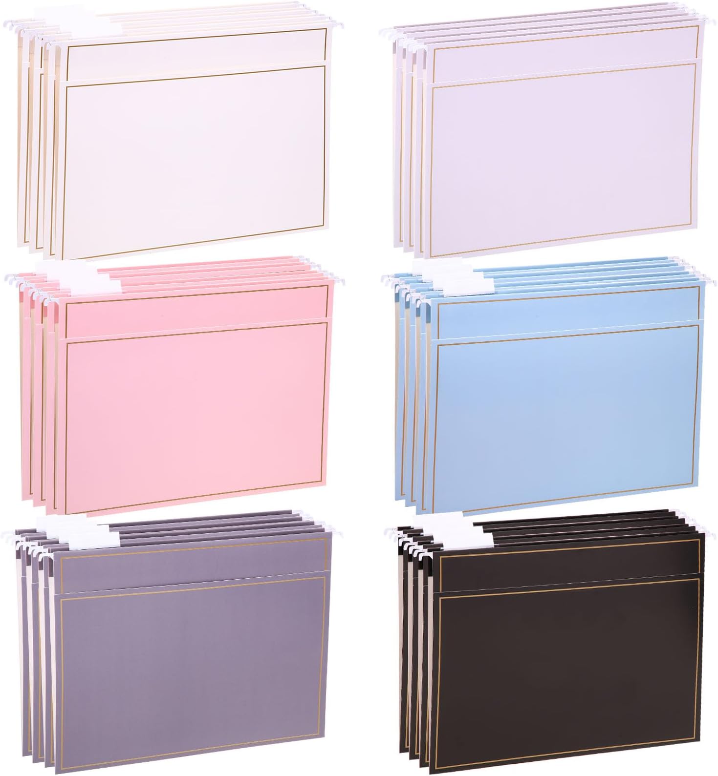 Amazon.com : Tisancy 24 Pack Hanging File Folders Letter Size with ...