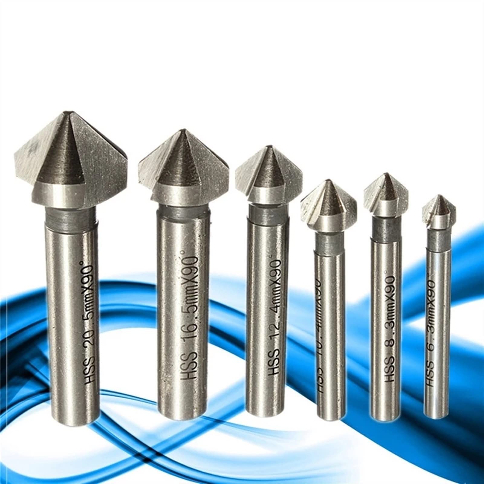 Counter Sink Drill Bit For Wood CONQUER Tools 2PCS Deburring Chamfer ...