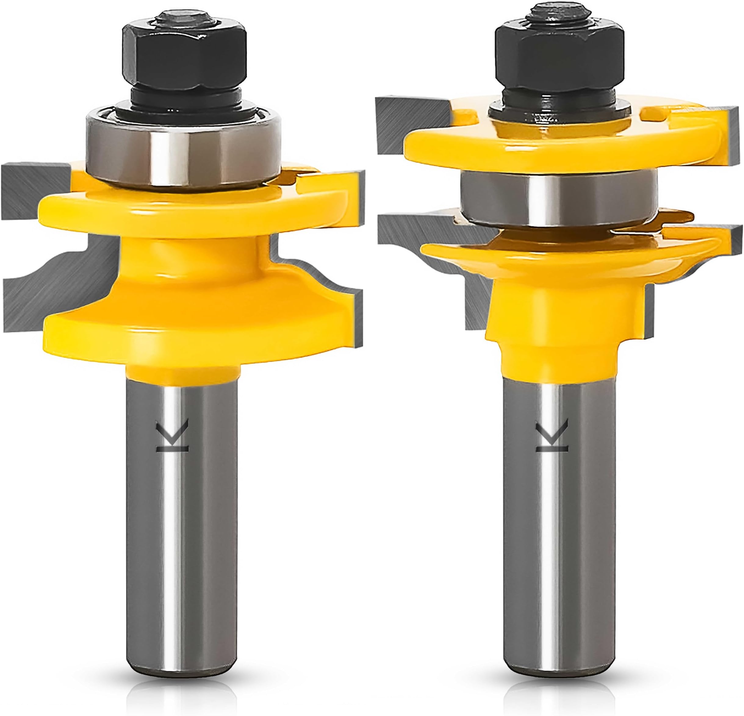 CMT 891.503.11 2-Piece Rail & Stile Bit Set, 1/2-Inch Shank, 1-3/4-Inch ...