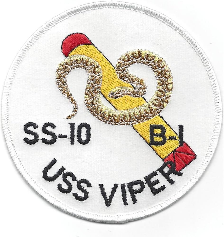 Amazon.com: USS Viper SS-10 B-1 Class Submarine Patch : Clothing, Shoes ...