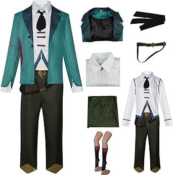 Amazon.com: Jiywsdxqk Ekko Costume Ekko Cosplay Suit Ekko Outfit Men ...