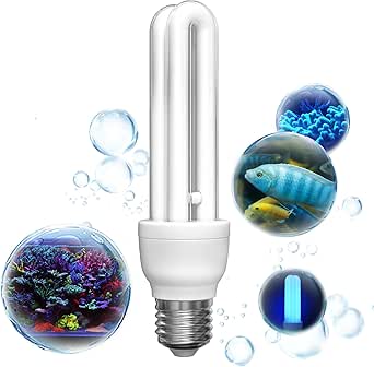 BrightArk E27 Fish Tank Light Bulbs,10W Aquarium Light Bulb Cool Moon ...