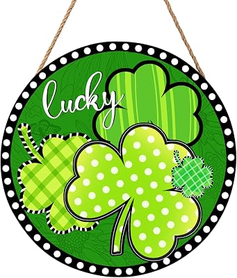 Amazon.com: St Patricks Day Decorations, DECSPAS 3-Layered Wood Green ...