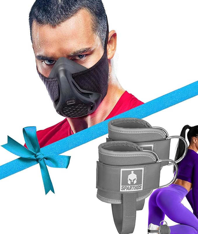 Amazon.com : Sparthos Training Mask [Midnight Black] + Sparthos ...