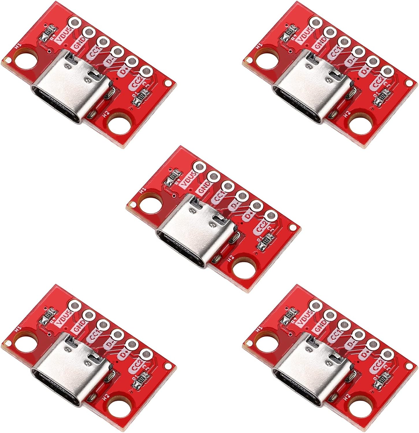 Amazon.com: UMLIFE 10PCS USB Type-C Breakout Board Serial Basic ...
