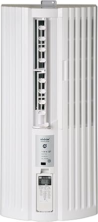 Amazon | 【トヨトミ】窓用ルームエアコン TIW-A18P(W) (5～8畳用) TOYOTOMI 窓用クーラー 取り付け簡単 工事不要 冷房 ドライ 送風 | トヨトミ ...