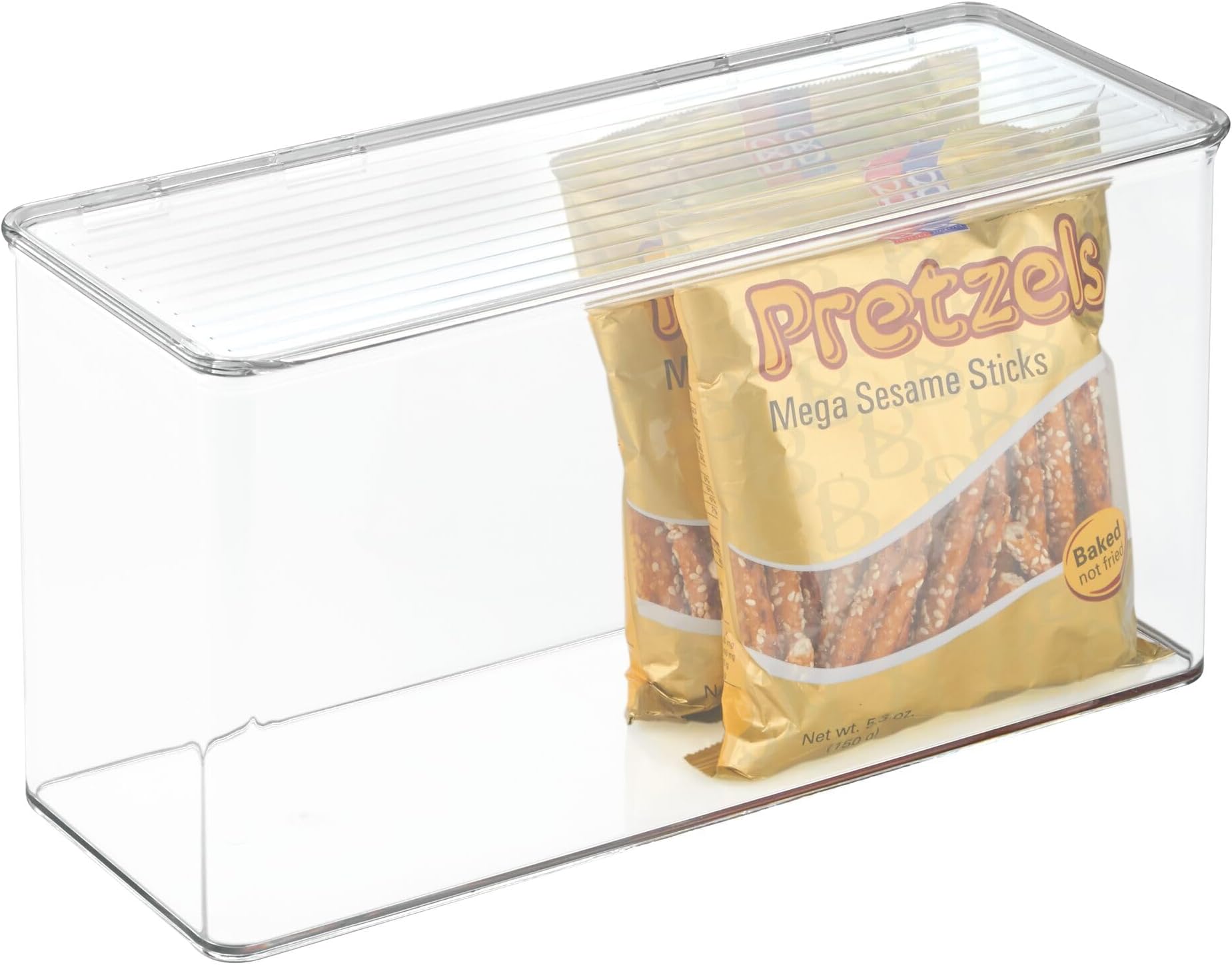 Amazon.com - iDesign Recycled Plastic Stackable Storage Bin with ...