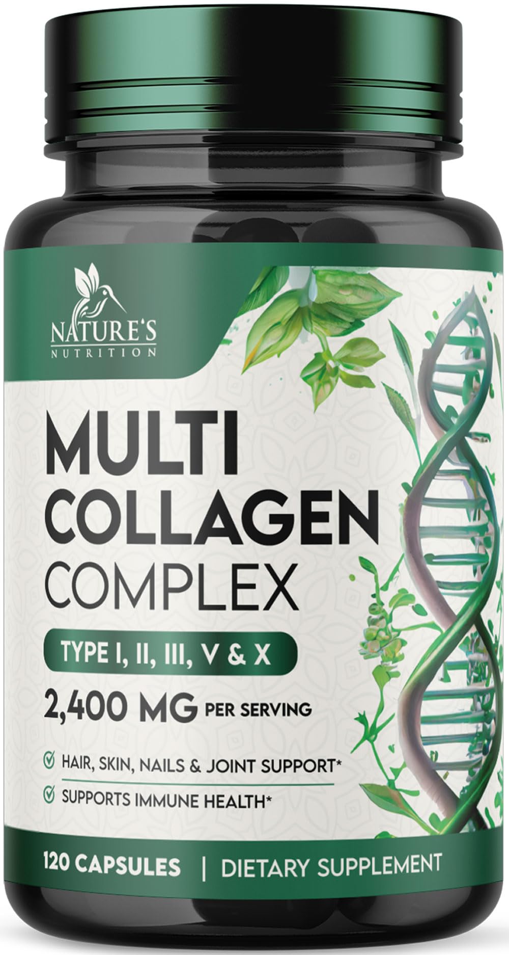 Amazon.com: Collagen Peptides for Women & Men - Type I, II, III, V, X ...