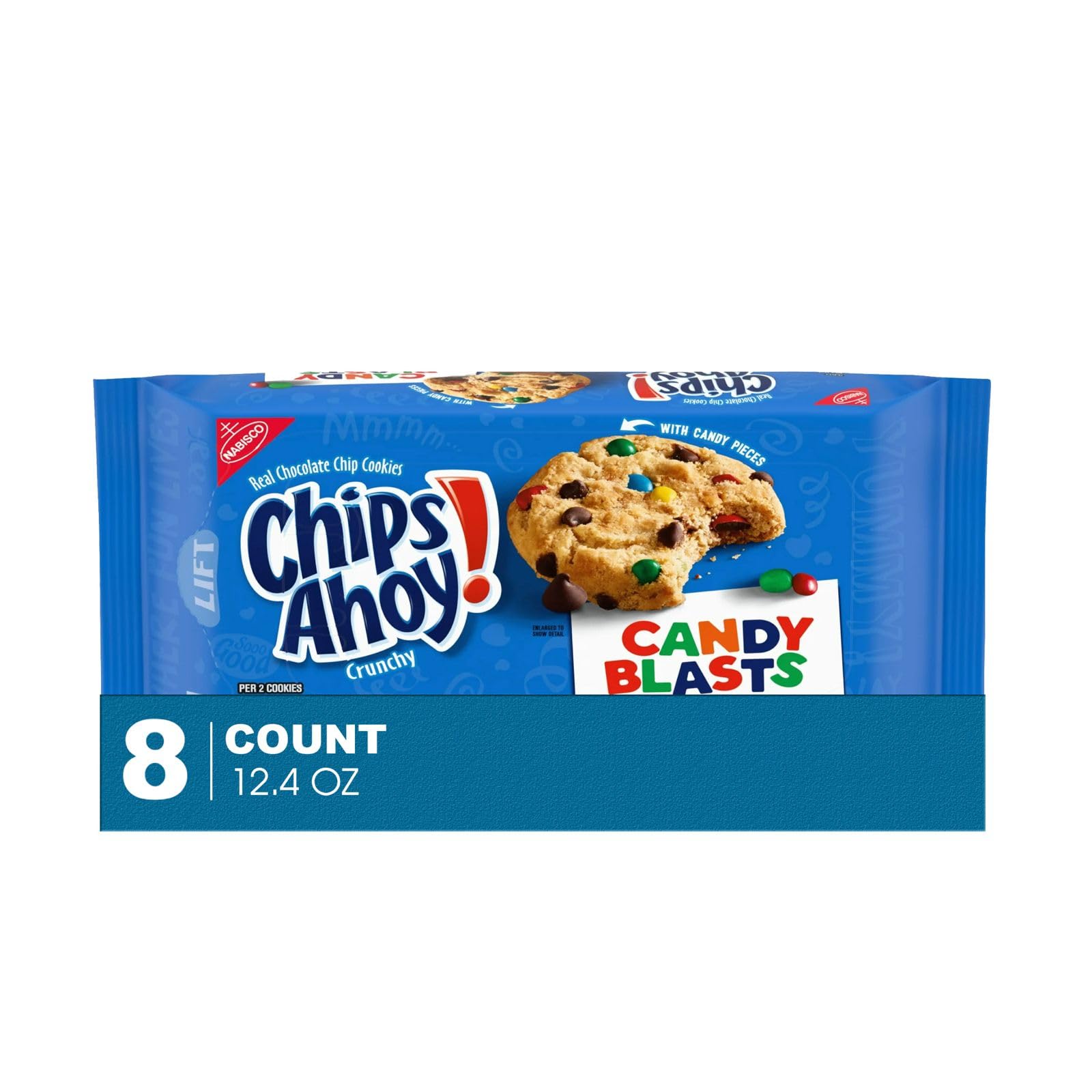 Snapklik.com : Chips Ahoy Flavored 8- Pack Of Crunchy Candy Blasts ...