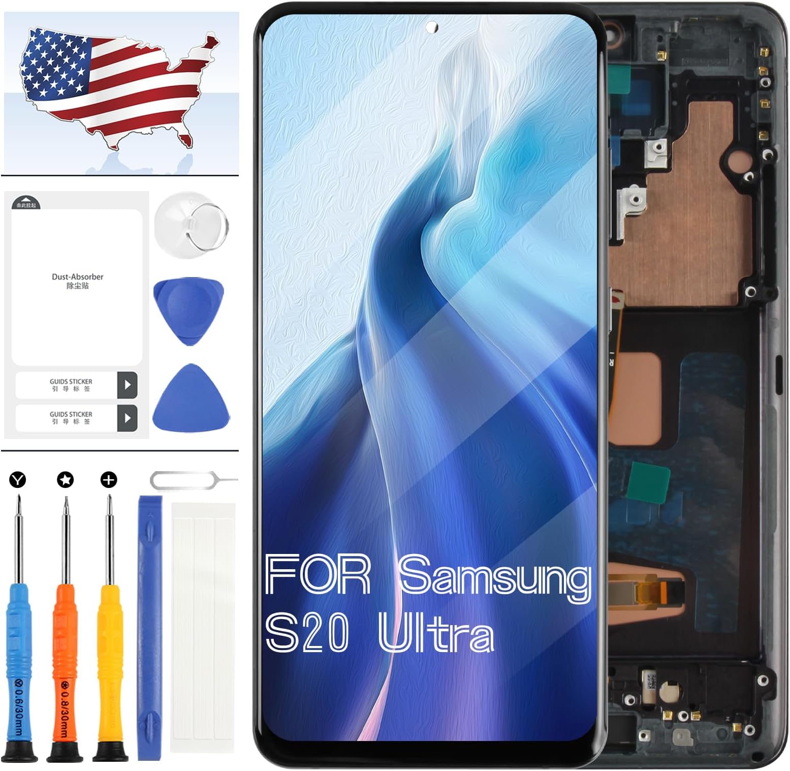 Amazon.com: OLED for Samsung Galaxy S20 Ultra 5G Screen Replacement ...