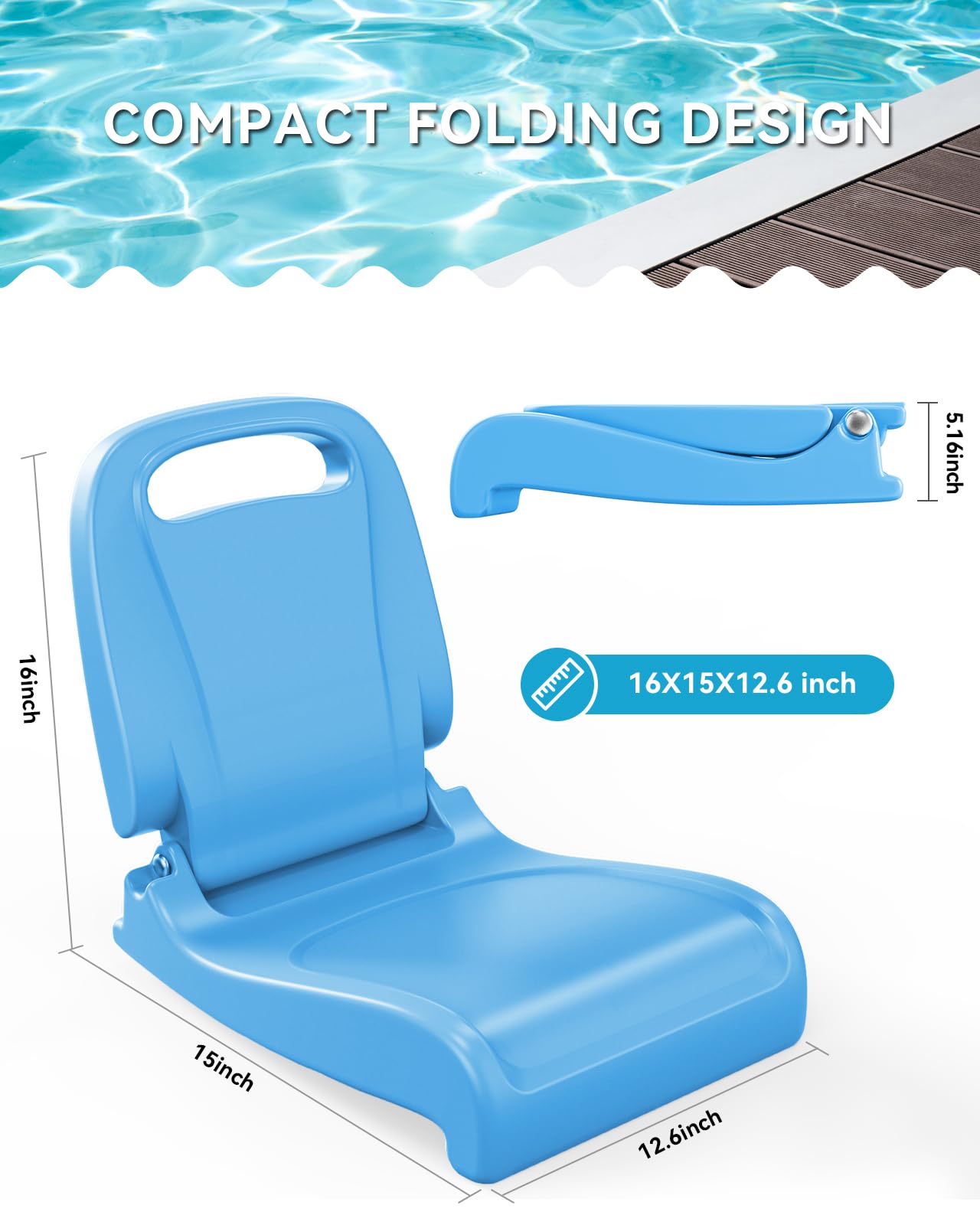 Snapklik.com : Pathneer Poolside Chairs For Edge Of Pool For Smaller ...