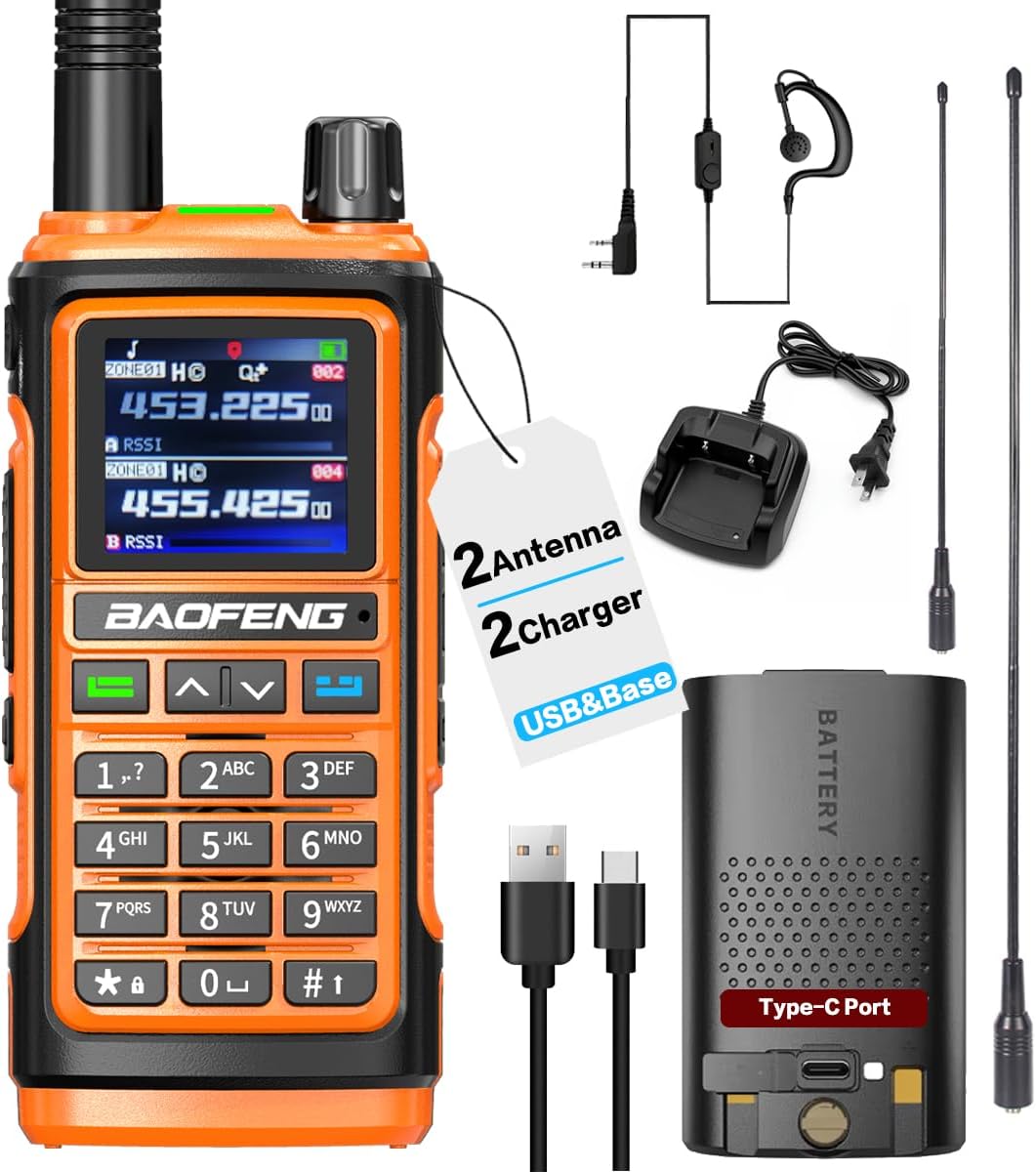 Amazon.com: BAOFENG UV-17 PRO GPS Ham Radio Long Range Handheld Radios ...