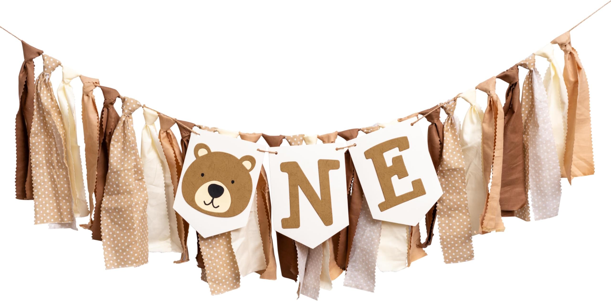 Amazon.com: Bear 1st Birthday High Chair Banner - Boys First Birthday ...