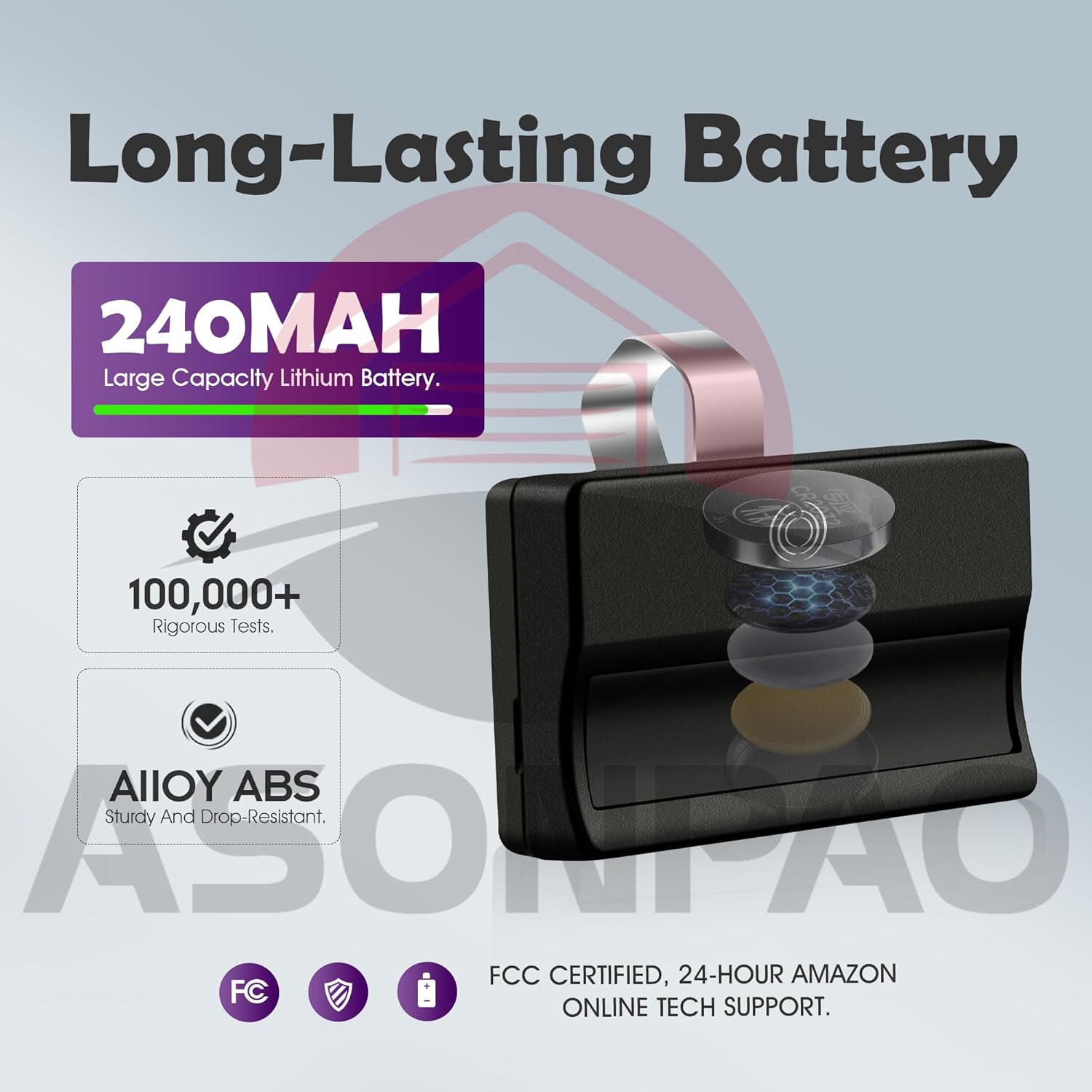 ASONPAO 371LM 950CD Garage Door Opener Remote Instruction Manual - For ...