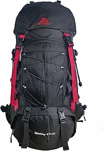 Amazon.com: 45+5L Suspended Frame Hiking Backpack, Expandable Internal ...