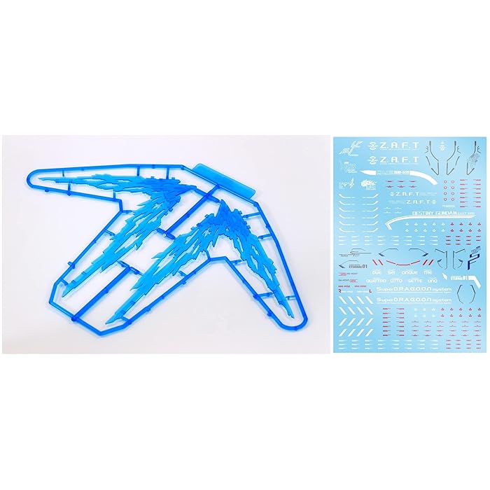 Buy Fluorescence Light Wing Effect Wing x 2 (Fluorescent Blue) +Decals ...