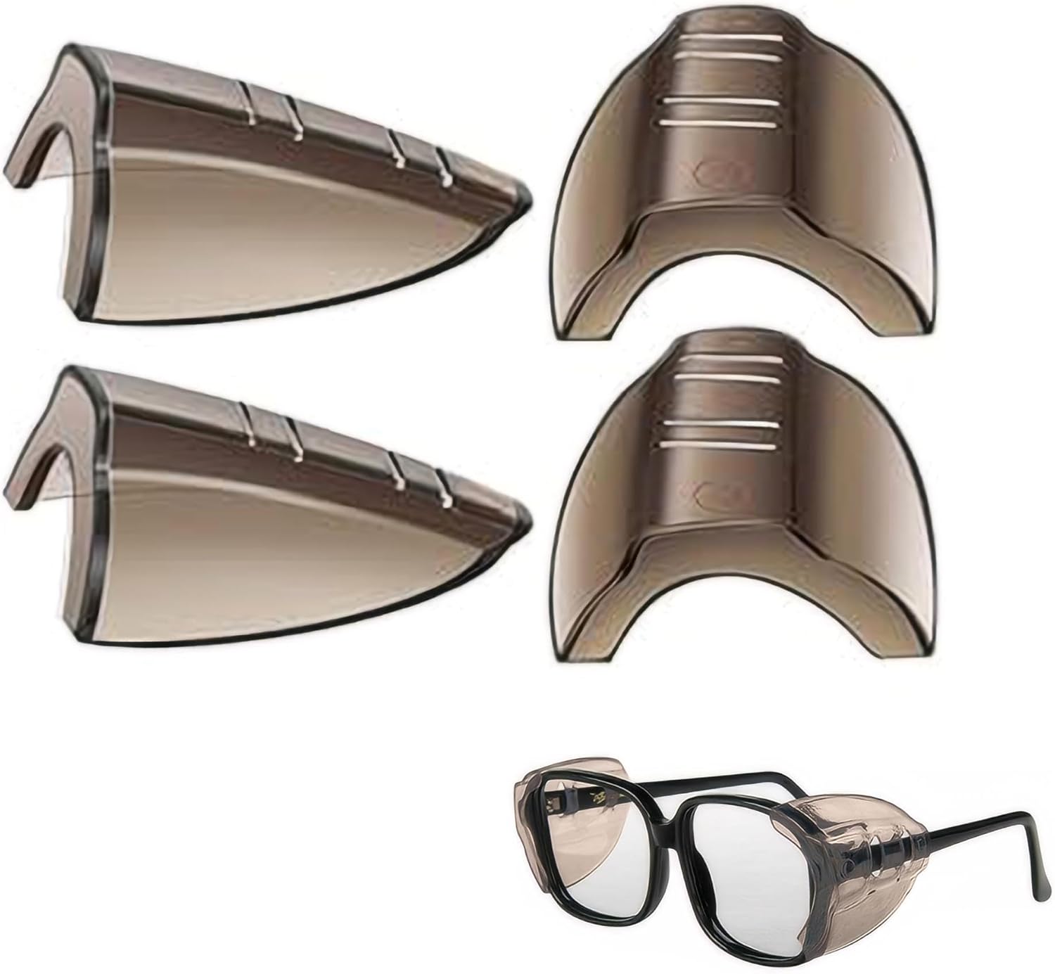 CONGGUAN 2Pair Side Shields for Eyeglasses Glasses Side Shields Slip ...