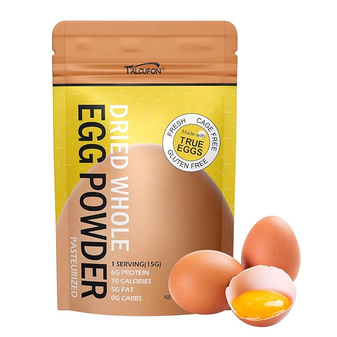 Amazon.com: TALCUFON Whole Egg Powder 8Oz, Just Egg Ingredient, No ...