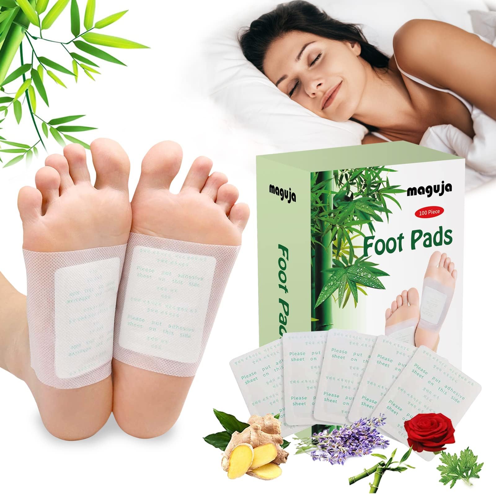 Amazon.com: Sole Soothe Foot Pads Lavender Eucalyptus - All Natural ...