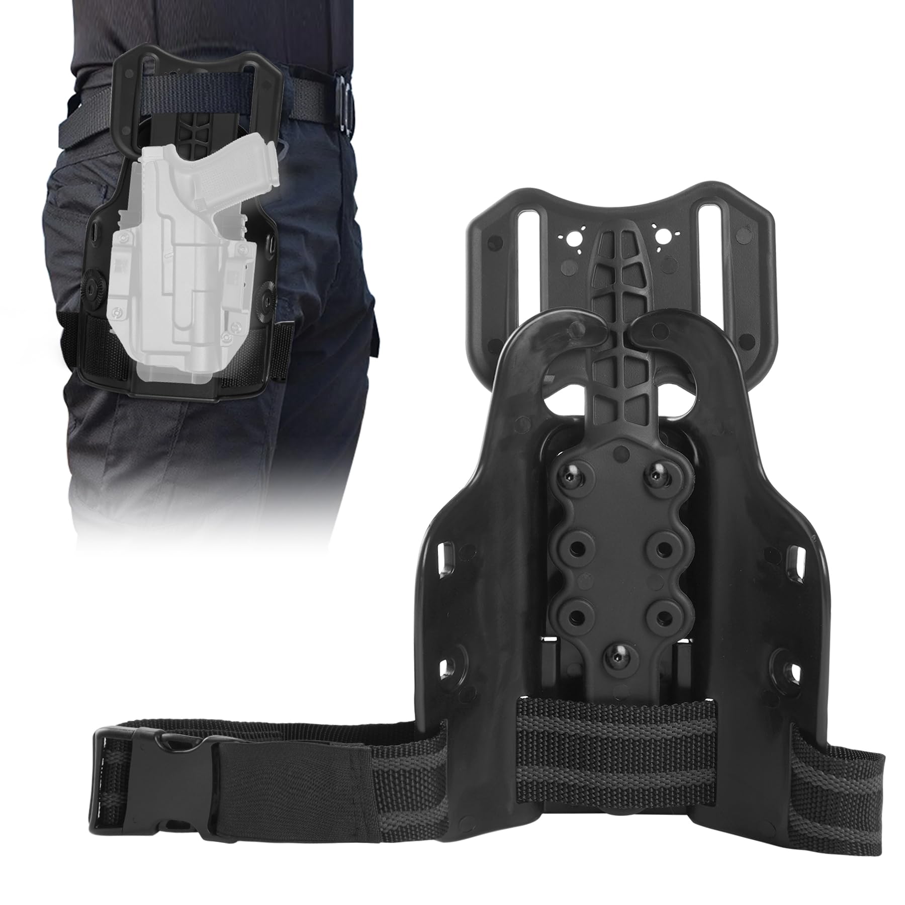 Amazon.com : GLKTRS Drop Flex Adapter with Drop Leg Holster Platform ...