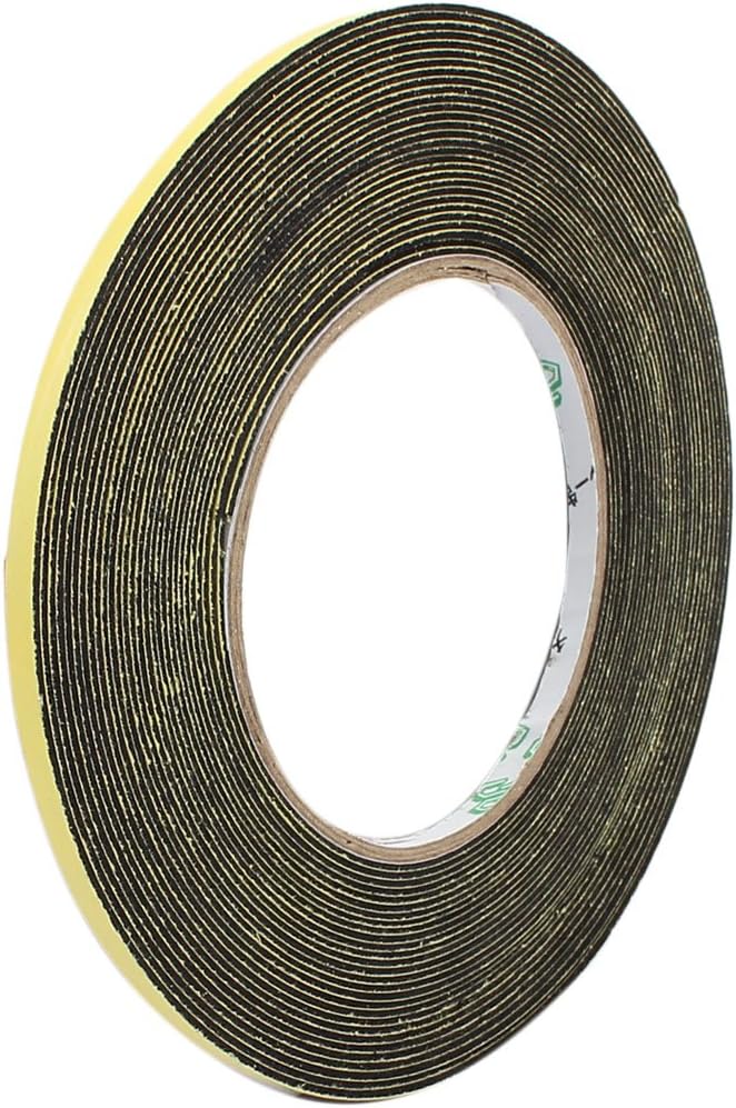 Amazon.com: uxcell 5mm Width 1mm Thickness Single Side Sponge Foam Tape ...