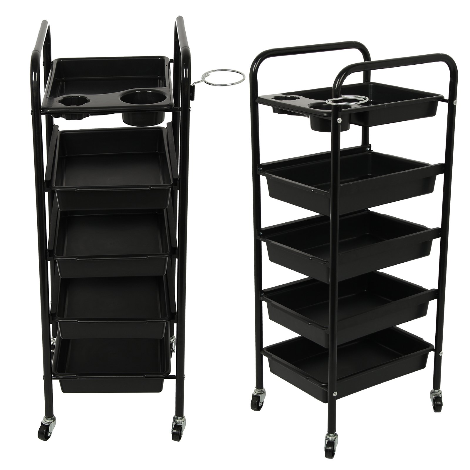 MultiWare 5 Drawer Salon Trolley Hairdresser Multifunctional Trolley ...