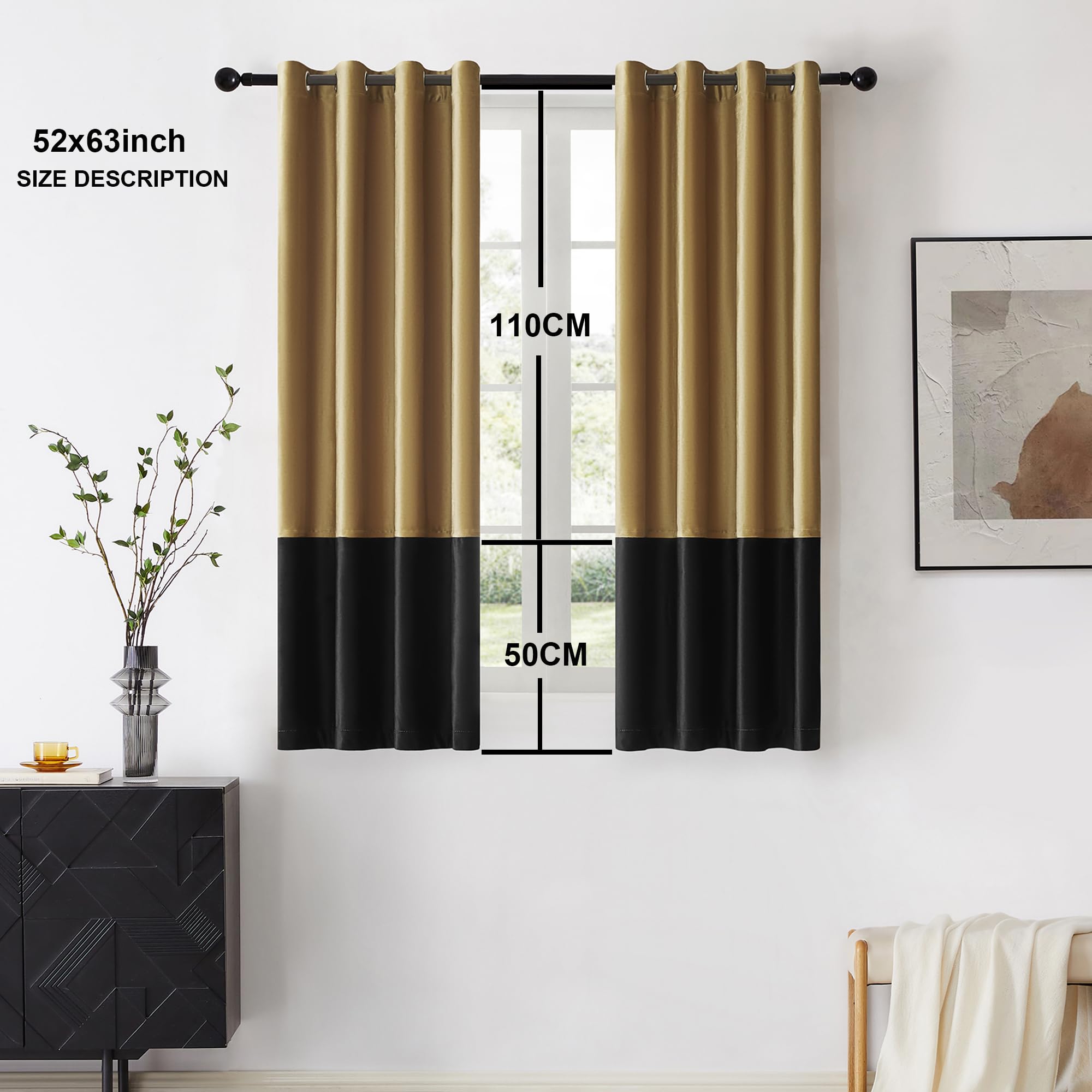 XiDi Lot De 2 Rideaux Occultants Pour Filles, Chambre Du2019enfants ...