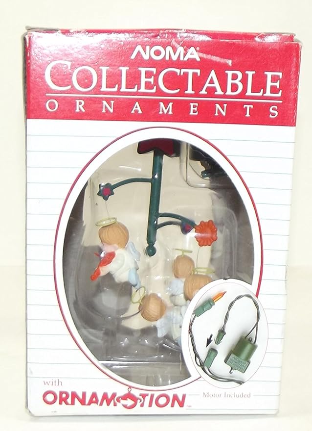 Amazon.com: Vintage Noma Collectible Angel Mobil With Ornamotion : Home ...
