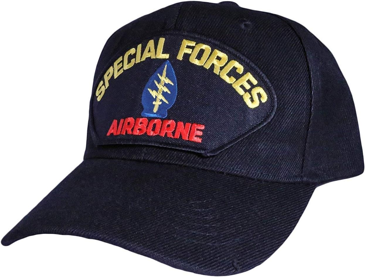 Military Productions Special Forces Airborne Cap Black at Amazon Men’s ...